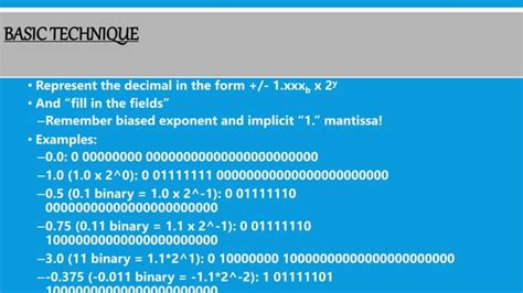 Floating Point Representation And Arithmetic Ppt
