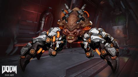 Random Fanart Of A Doom Spider Demon Check Further Images By Georgy Rozenfeld R Dayofwrath