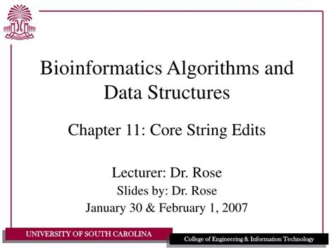 Ppt Bioinformatics Algorithms And Data Structures Powerpoint Presentation Id9242865