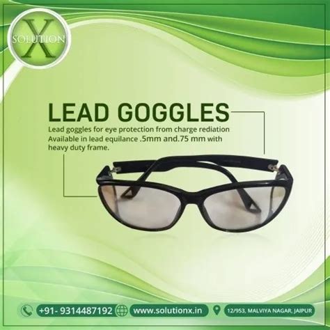 Black Radiation Protective Lead Goggles Rs 4000piece Solution X Id