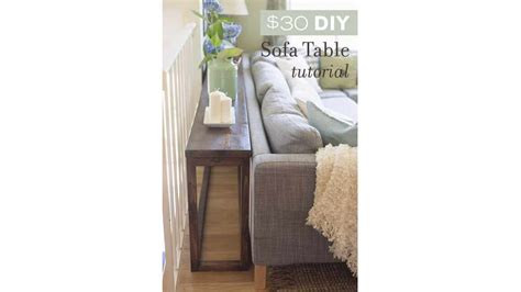 Sofa Table Free Woodworking Plan Com