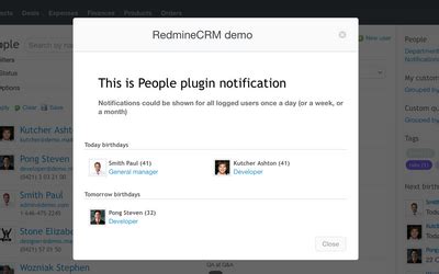 People Plugins Redmine