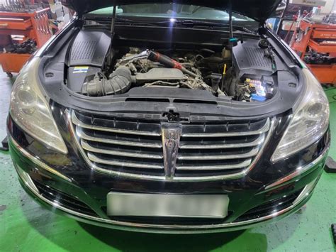 에쿠스vi 차량 주행중 시동꺼짐 후 시동안걸림 증상으로 긴급점검 발전기충전불량이 원인 발전기 제네레이터교환 구미 석적 인동 왜관 자동차 공업사 스피드모터스 네이버 블로그