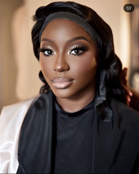 Full Glam Bridal Look Black Bridal Makeup Black Wedding Makeup Glam Bride Makeup
