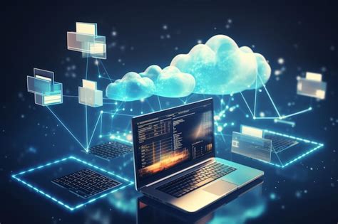 Premium Photo The Power Of Ftp Efficient Document Transfer Failsafe Backup And Cloud Computing