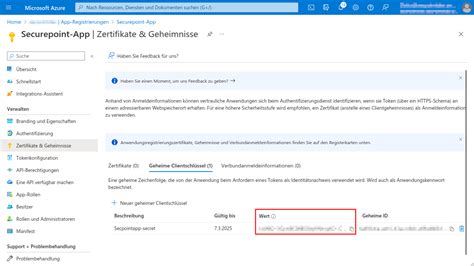 Azure Apps Mit Oauth Für Den Utm Mail Connector Securepoint Wiki