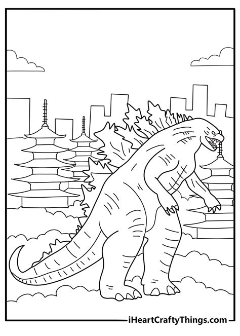Godzilla Coloring Pages 40 Free Pdf Printables For Fans