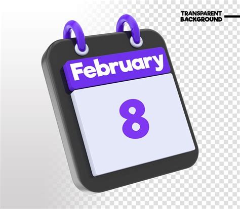 Premium Psd Calendar 3d Rendering Icon