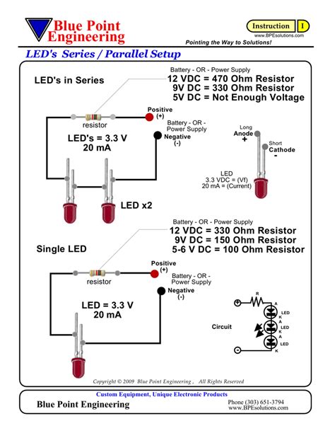 Led Resistor Calculations
