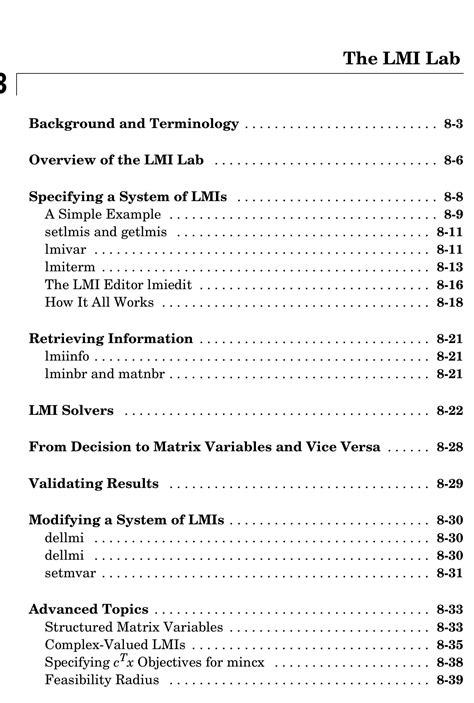 Figure 3 Lmi Control Toolbox For Use With Matlab