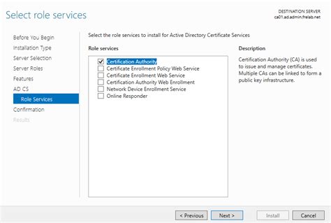 Microsoft Windows Server CA Setup Bjosoren S IT Tech Blog