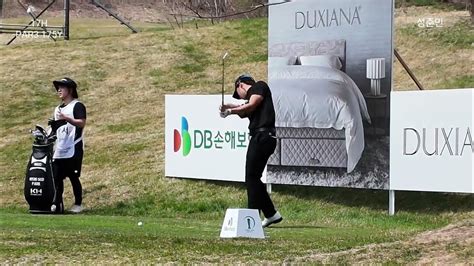 Kpga 성준민 프로 아이언 티샷 슬로우 모션 Db손해보험 프로미 오픈 Golf Golfswing 골프스타 골프 골프