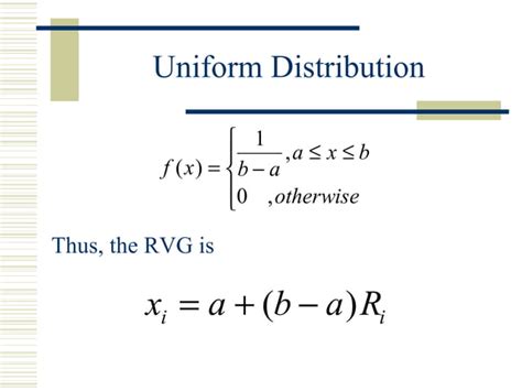 Random Variate Generation Ppt