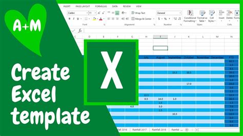 Excel Create Template