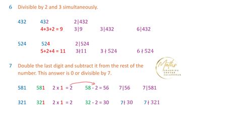 Divisibility Tests Basic Number Systems Ppt