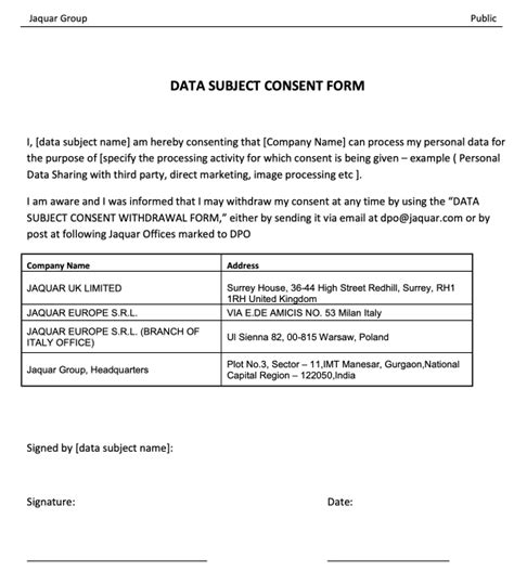 8 Top Gdpr Consent Form Examples To Ensure Compliance