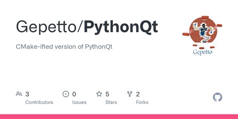 Github Gepetto Pythonqt Cmake Ified Version Of Pythonqt