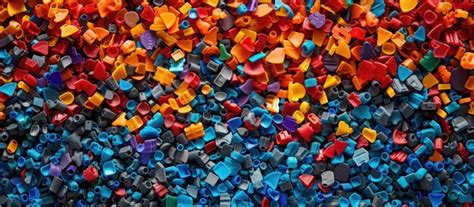 Premium Photo Prepared Plastic Particles For Recycling