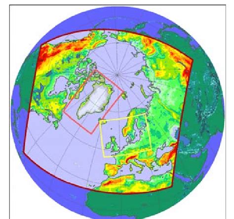 3 Areas Of High Resolution Numerical Weather Forecasts In The Download Scientific Diagram