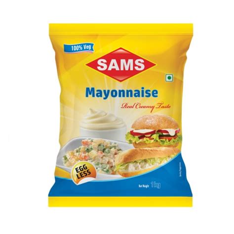 Sams Eggless Mayonnaise Veg 1 Kg Wholesalers With Best Prices Online In