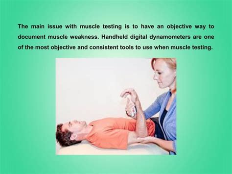 Handheld Dynamometers And Manual Muscle Testing
