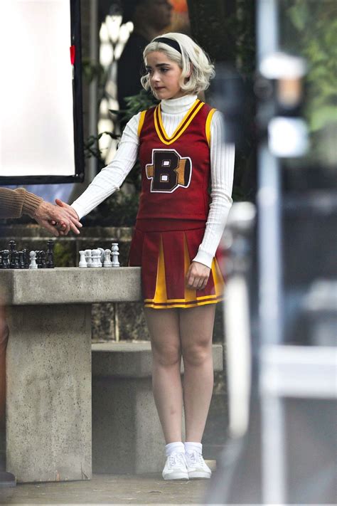 KIERNAN SHIPKA On The Set Of Chilling Adventures Of Sabrina In Vancouver 06 12 2019 HawtCelebs