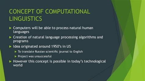 Introduction To Computational Linguistics