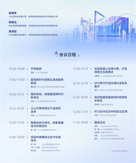 火山引擎视频云科技原力峰会 直播间