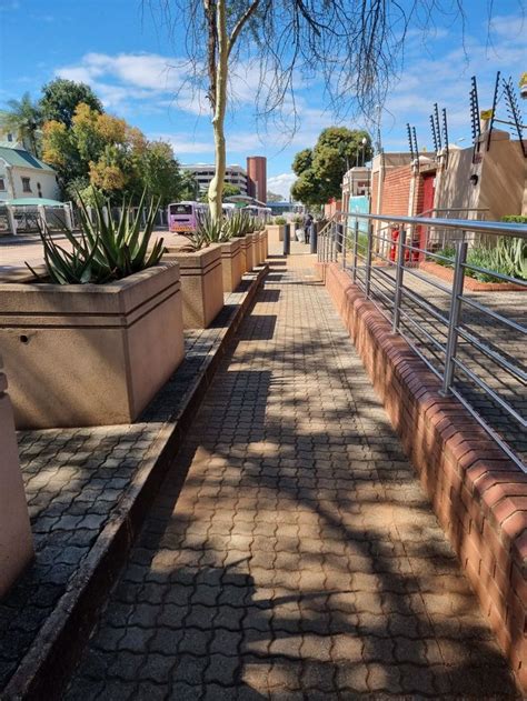 Protected Sidewalk In Hatfield Pretoria South Africa Hatfield Sidewalk South Africa