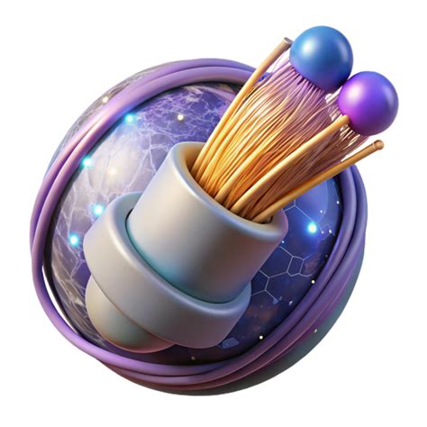 Dramatic Traditional Quantum Data Transmission Illustration With Fiber
