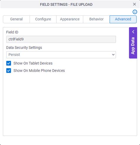 File Upload Form Control