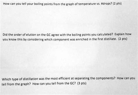 Solved Distillation Organic Chemistry Lab Skip Second Question