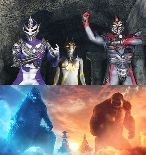 Godzilla And Kong Vs Giants Of Darkness By Mnstrfrc On Deviantart