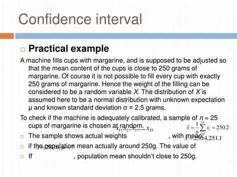 PPT Statistical Interval For A Single Sample PowerPoint Presentation ID