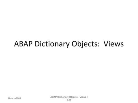 Chapter 06 Abap Repository Information System1 Ppt