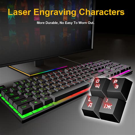 Gamer Keyboard And Mouse Pc Gaming Keyboard Rgb Ba Grandado