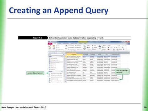 Ppt Tutorial 9 Using Action Queries And Advanced Table Relationships Powerpoint Presentation