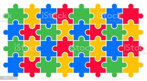 세계 자폐증 인식의 날 배경 디자인 템플릿입니다 세계 자폐증의 날 다채로운 퍼즐 벡터 배너 자폐증의 상징 자폐증 건강 관리 4월