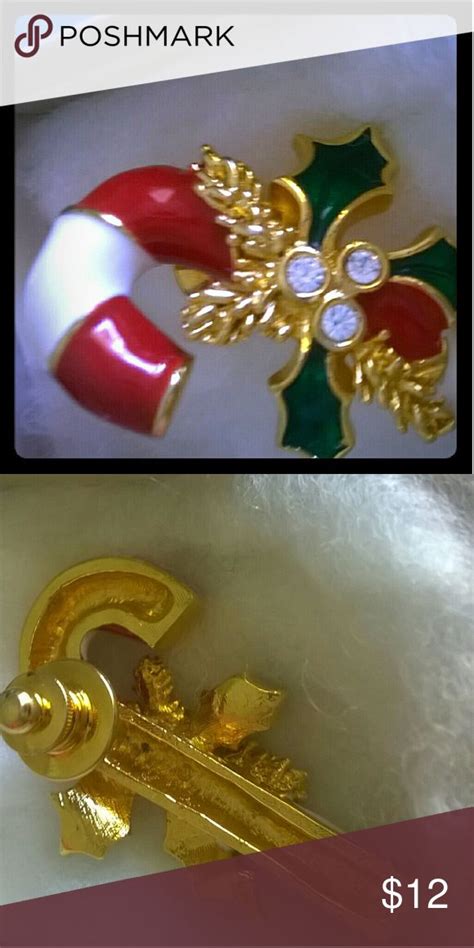 Vintage Candy Cane Pin