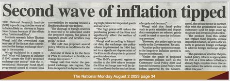 How Policy Tools Can Boost Inflation In Papua New Guinea Dr Thomas