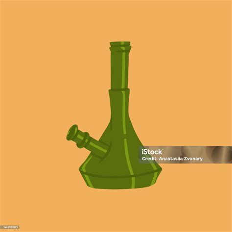 손으로 그린 추상적인 그래픽 클립아트 삽화 의료 마리화나 흡연 액세서리 대마초를 피우기위한 대마와 봉 대마초 및 잡초 합법화 개념 디자인 트렌디 한 벡터 그림입니다 개념에