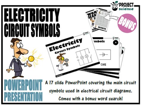 Electricity Circuit Symbols PowerPoint Teaching Resources