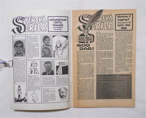 【svenska Serier】 Nr 3 1980 フィンランド発アダルトコミック アンダーグランドコミックス アメコミ アメリカンコミック Linus Blanket Comic Shop