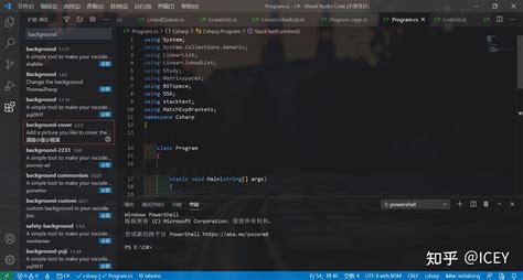 Vscode背景插件 知乎