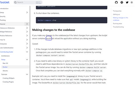 Docs Spelling Error · Issue 4422 · Tooljettooljet · Github