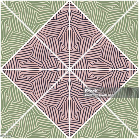 추상적 인 기하학적 민족 타일 부족 모자이크 이음새가 없는 무늬 창조적 인 빈티지 선형 장식품 0명에 대한 스톡 벡터 아트 및 기타 이미지 Istock