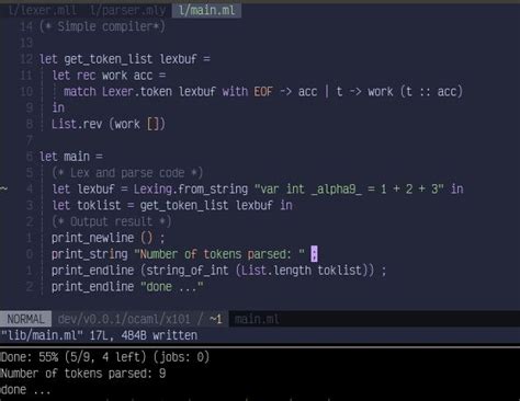 i finished the lexer for ocaml compiler sayan bhattacharjee posted on