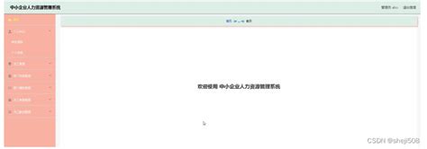 python django毕业设计中小企业人力资源管理系统（程序 lw 中小企业python csdn博客