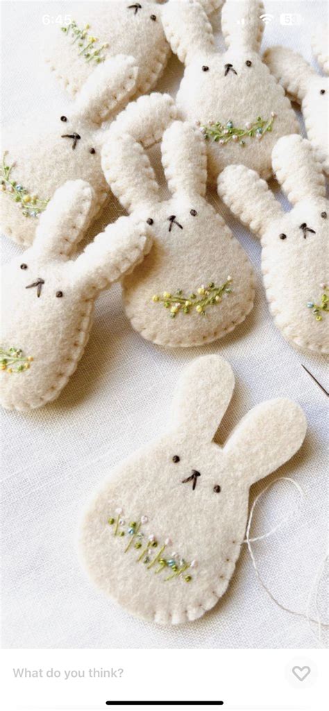 Pin By Rachel On Easter Felt Easter Crafts Felt Crafts Diy Felt Crafts