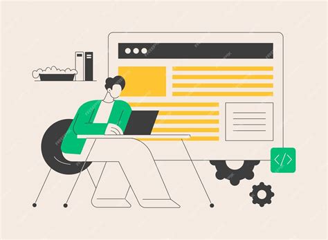 Premium Vector Single Page Application Abstract Concept Vector Illustration Spa Web Page Web